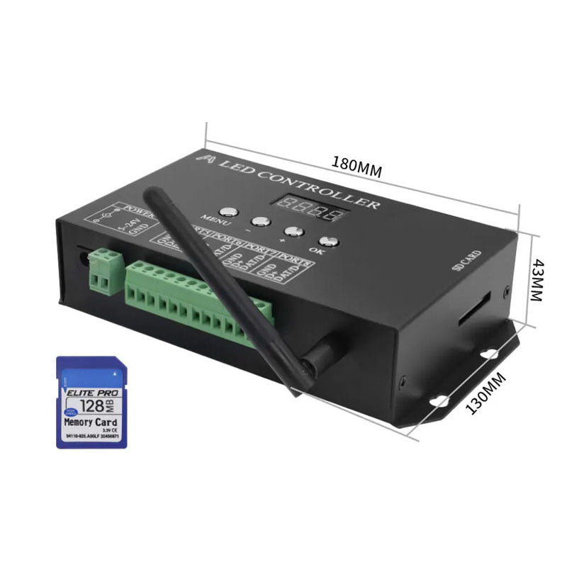 SPI LED Pixel Controller H807SA 8CH H807SB WIFI 4CH Artnet/DMX – XNBADA