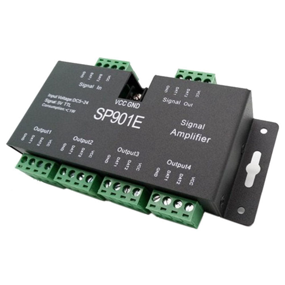 SP901E Led Signal Amplifier Controller SPI Output 5V TTL Signal For WS ...