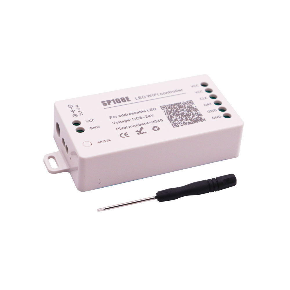 Wifi Magic Controller SP108E for WS2812B WS2811 WS2813 LED Strip DC5-2 ...
